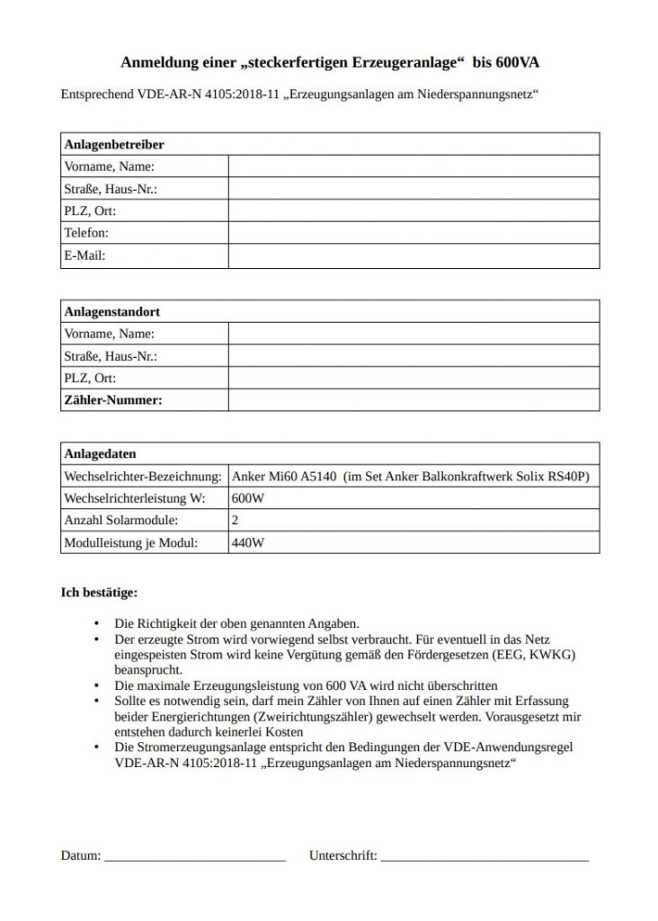 Balkonkraftwerk-Anmeldeformular-Muster - Tueftler-und-Heimwerker.de