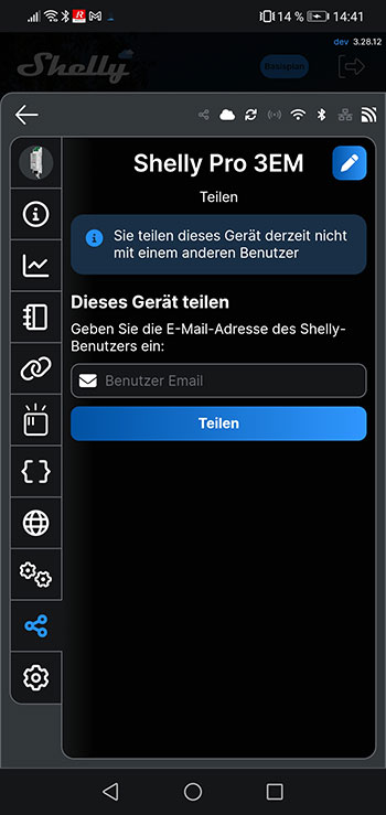 Shelly-Smart-Control-App-Shelly-Pro-3EM-Tab-Teilen - Tueftler-und ...